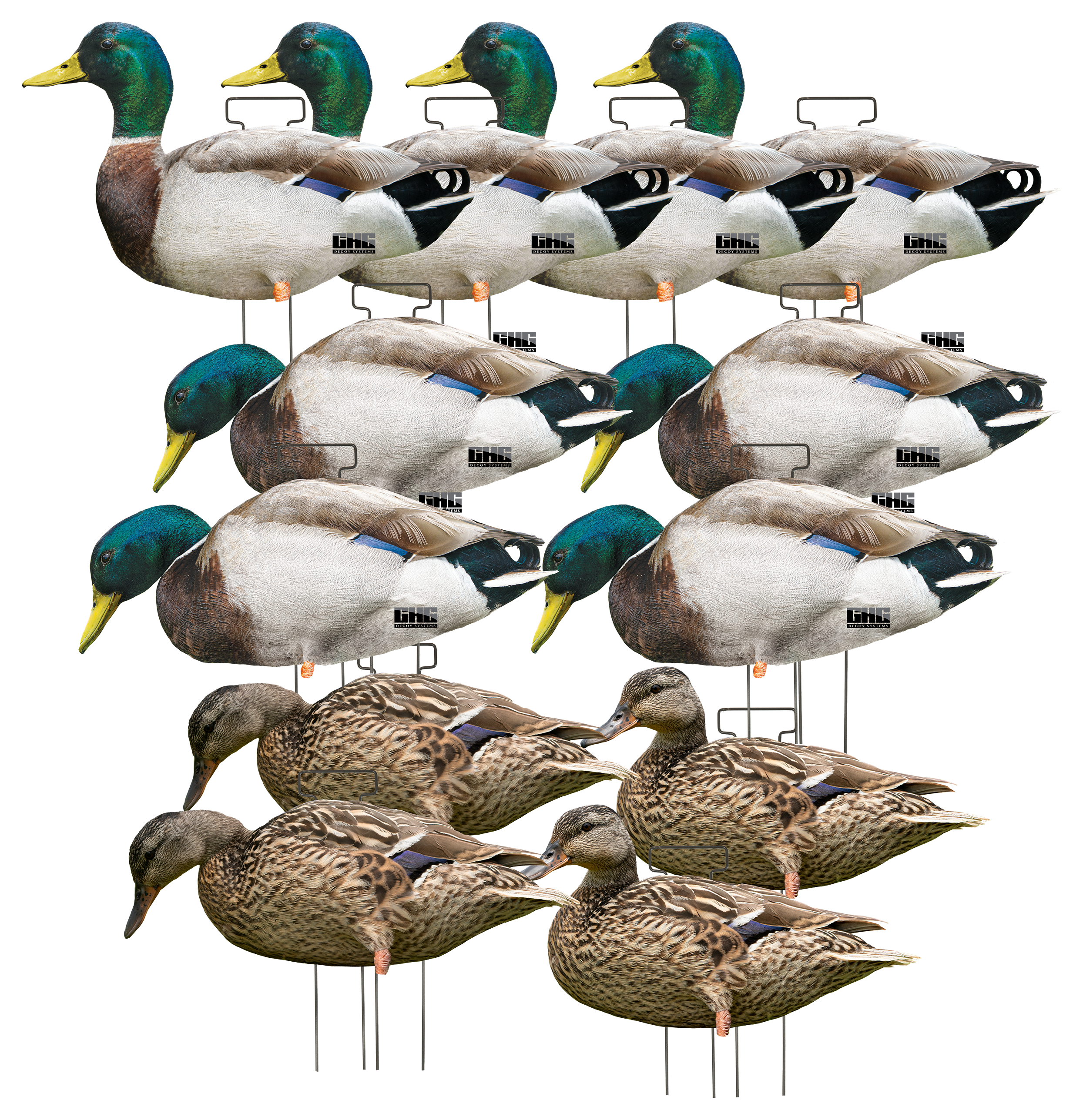 GHG Pro Grade Mallard Silhouette Duck Decoy Harvester Pack | Mack's ...